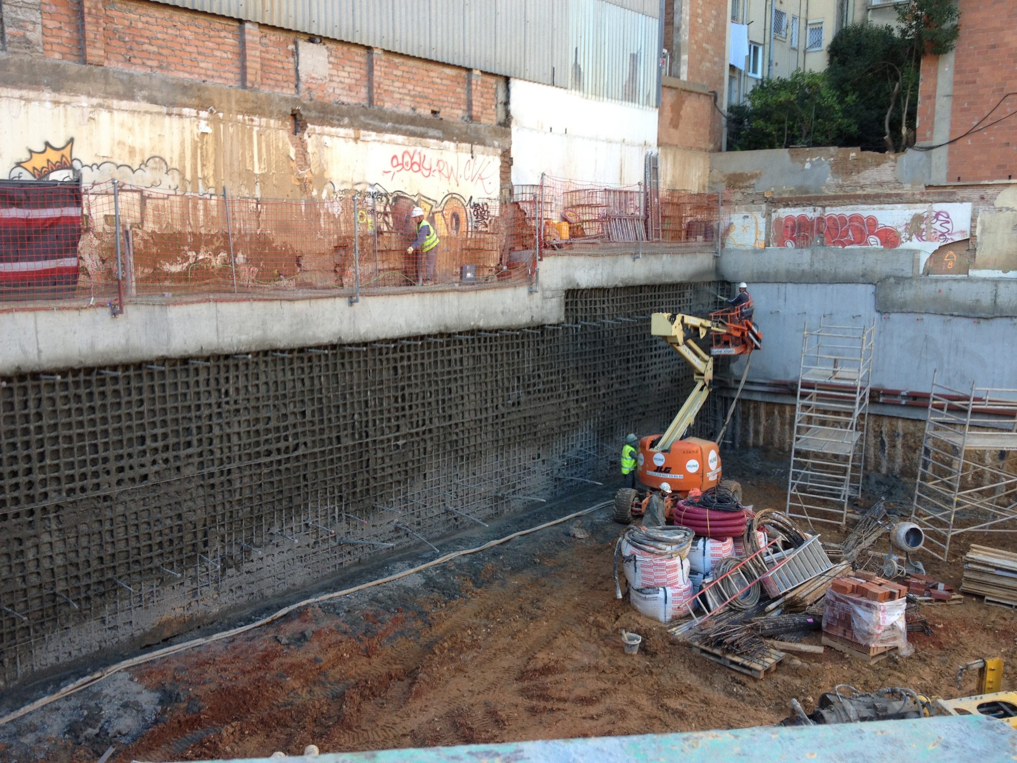 Gunite u hormigón proyectado en Cataluña | Tecnogunite