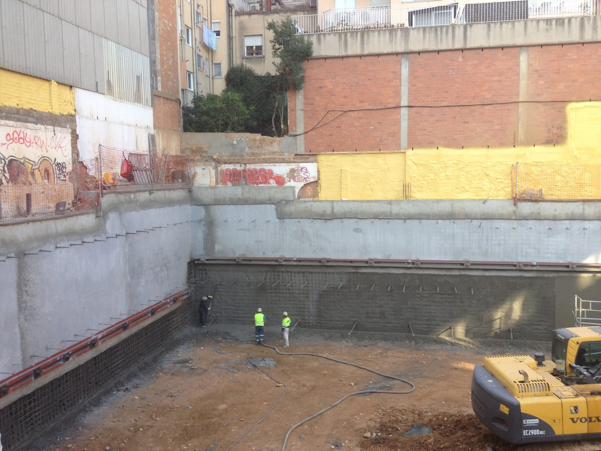 Gunite u hormigón proyectado en Cataluña | Tecnogunite